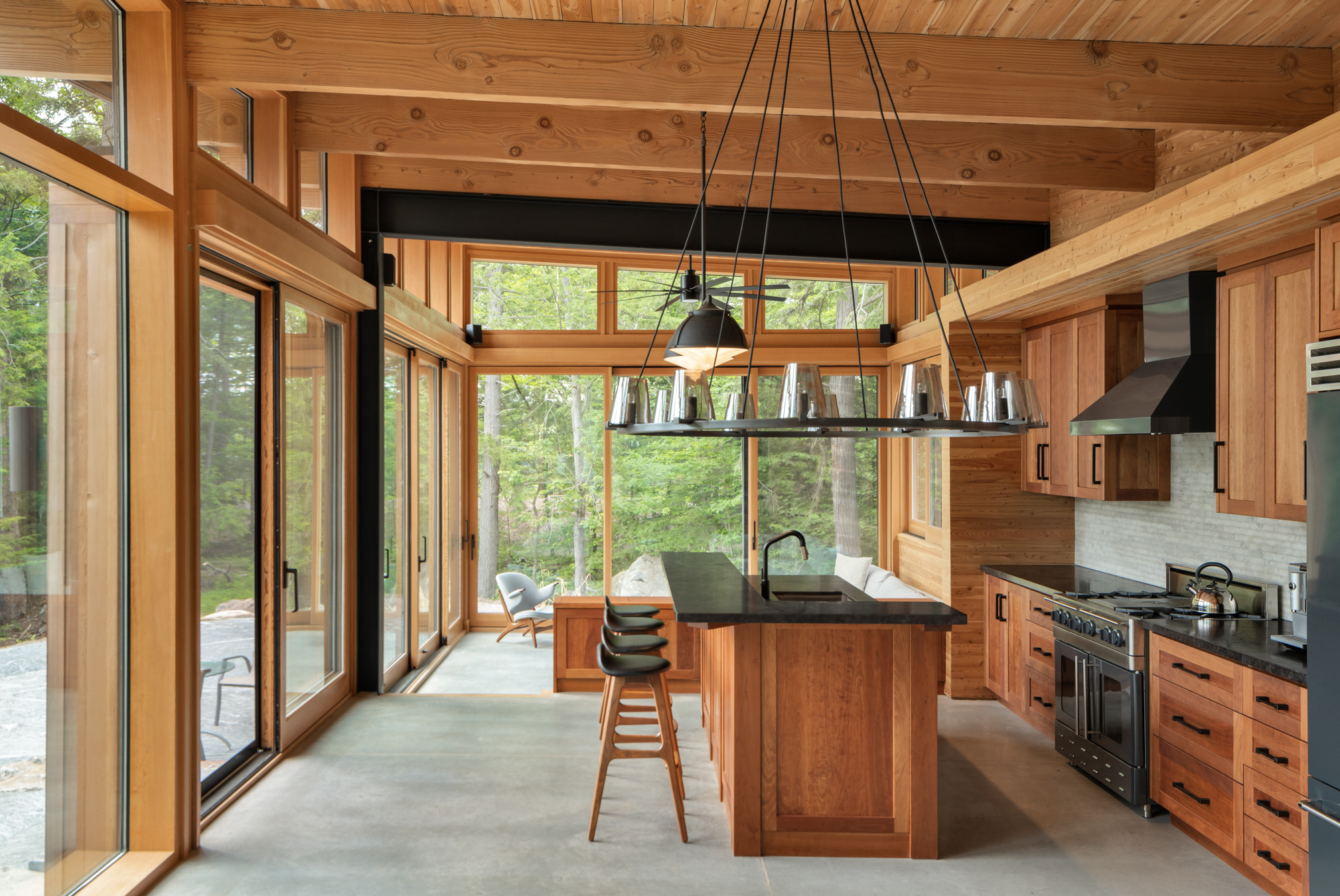 Inside the iconic Heated Rivalry cottage on Lake Muskoka designed by a ...